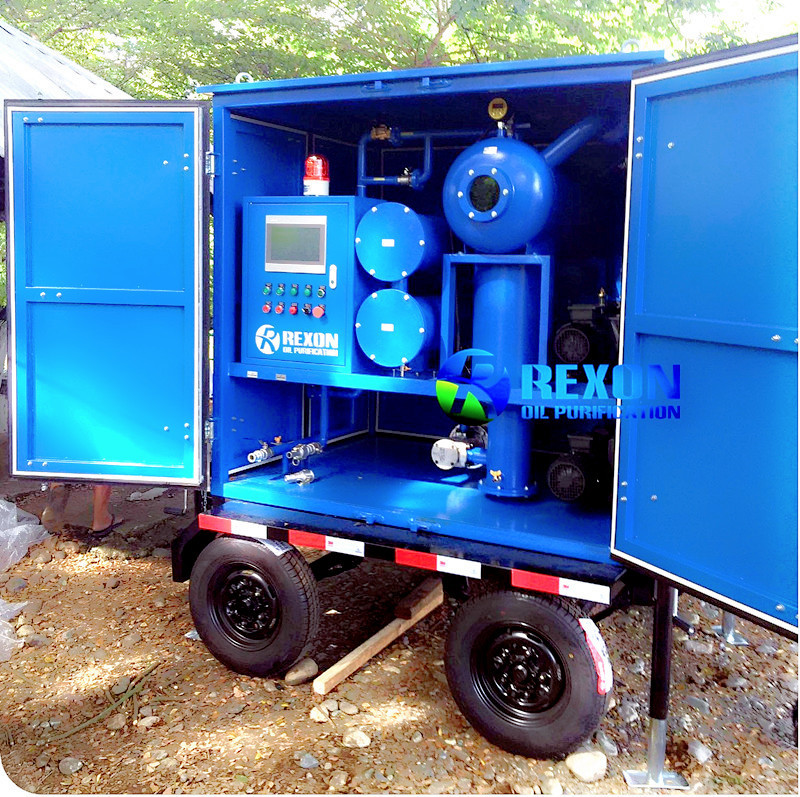 REXON Transformer Oil Purifier and Regeneration Plant Works Perfectly ...