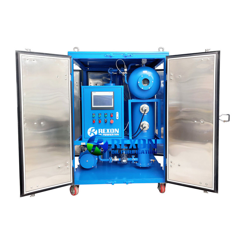 Fully Enclosed Weather-proof Type Turbine Oil Purifier for Turbine Oil ...